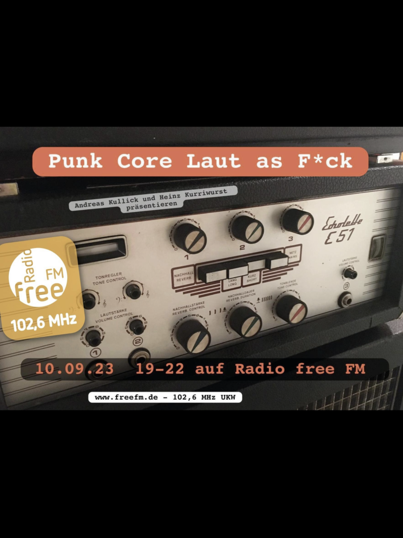 Punk Core Laut as F*ck | Radio free FM